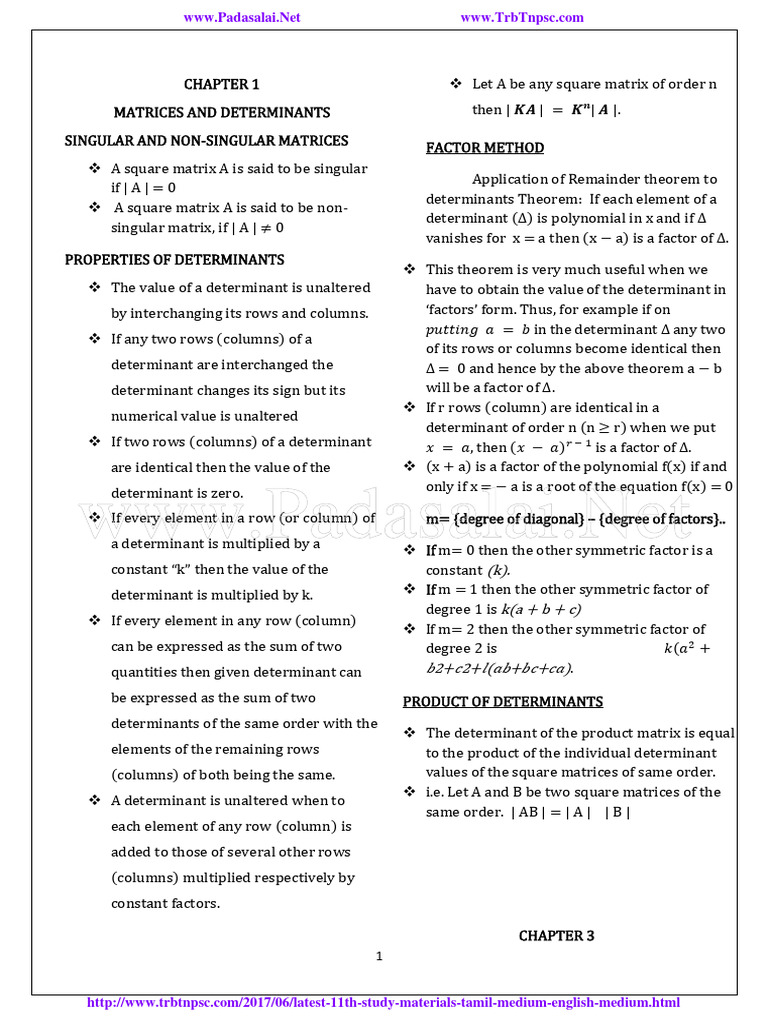 11th-maths-formulas-study-material | PDF