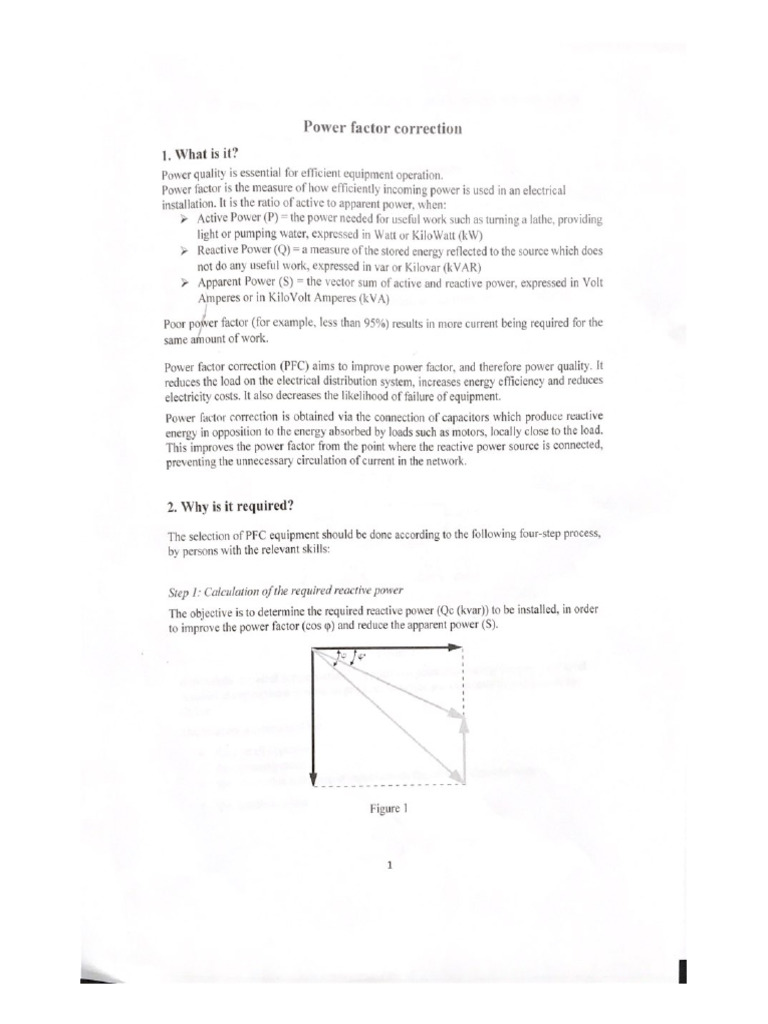 Power Factor Correction | PDF
