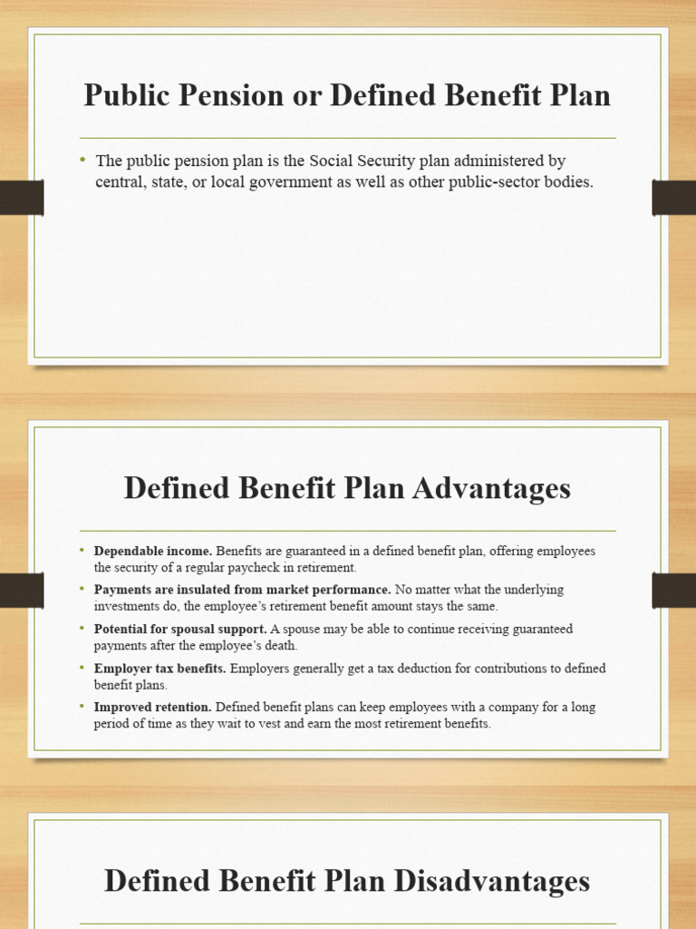 Public and Private Pension | Download Free PDF | Pension | Defined ...