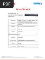 Ficha Tecnica Tubo PVC 160 MM SN2 ISO 4435 TIGRE | PDF