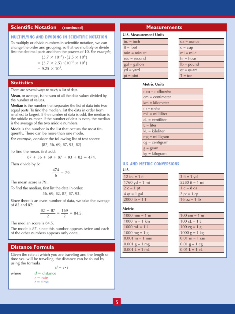 U.S. and Metric Measurement Guide | PDF | Numbers | Mathematics