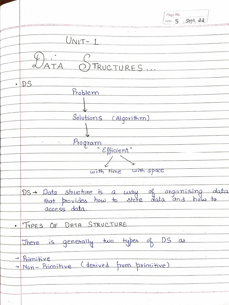 DS Unit 1 | PDF | Information Retrieval | Data