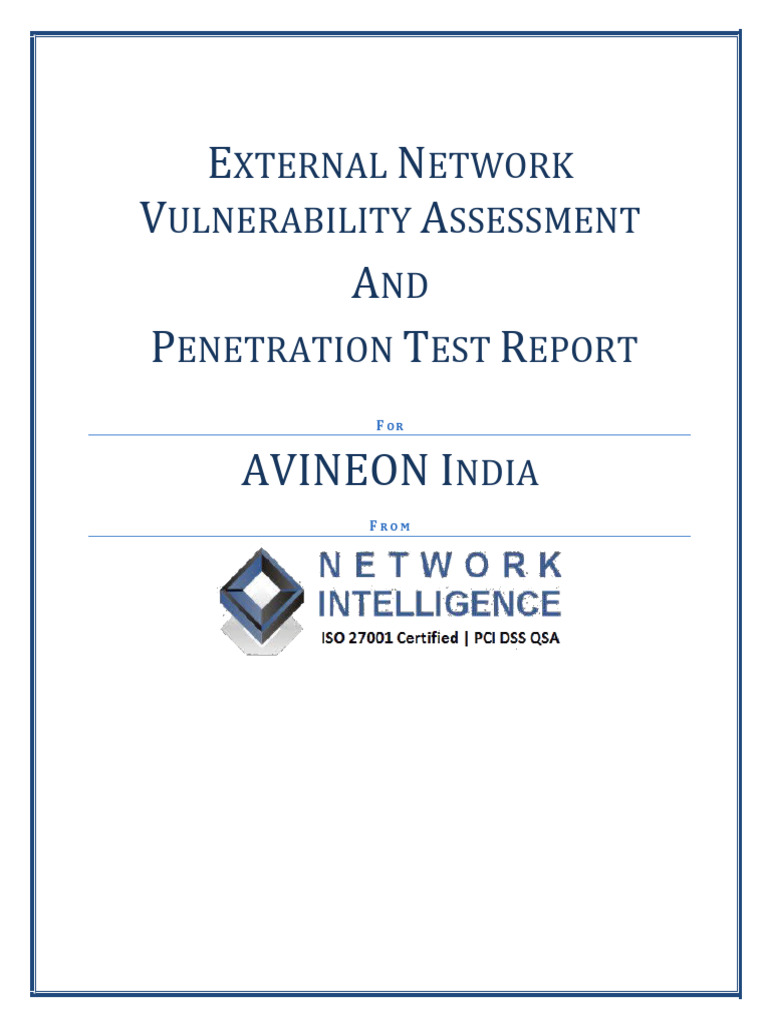 NII Avineon India VAPT Report | PDF | Transport Layer Security | Poodle NII Avineon India VAPT Report | PDF | Transport Layer Security | Poodle