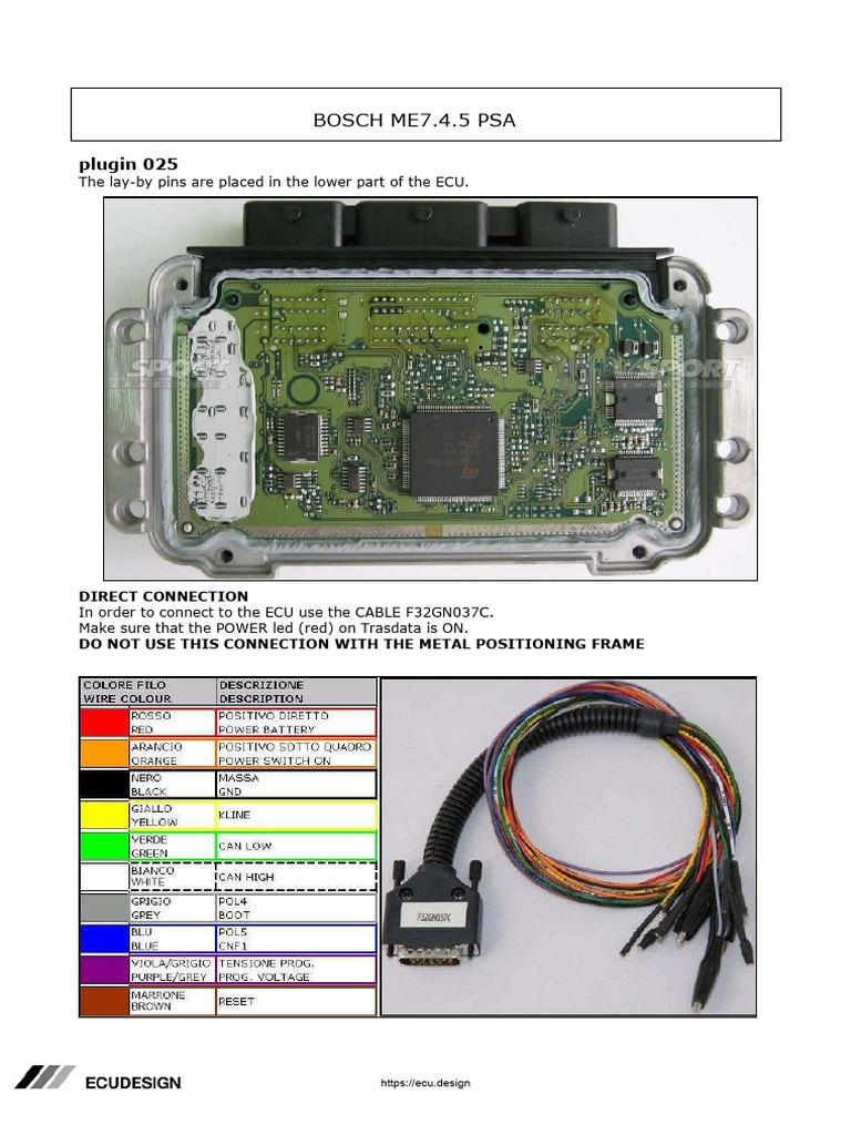 Bosch Me7.4.5 | PDF
