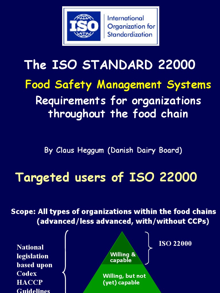 Iso 22000 Standard Copy | Hazard Analysis And Critical Control Points ...