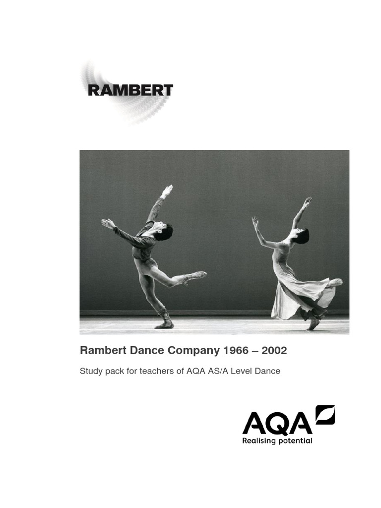 Rambert 1966 2002 A Level Study Pack | PDF | Dances | Performing Arts