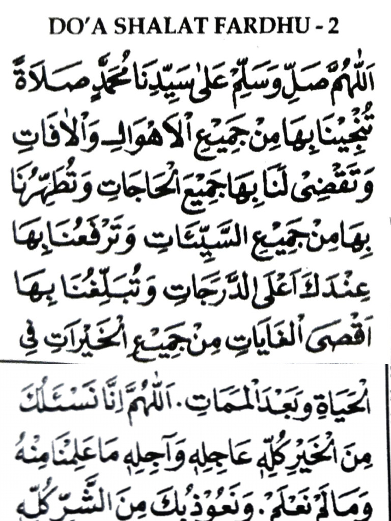 Doa Selesai Shalat Fardhu 2 | PDF