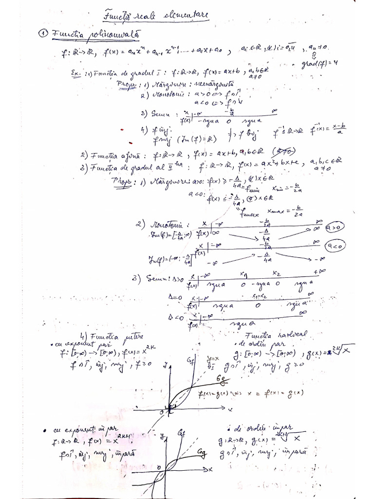 Functii Elementare A 11a | PDF