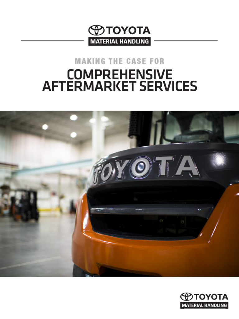 Toyota Forklift Manual | PDF | Toyota | Return On Investment