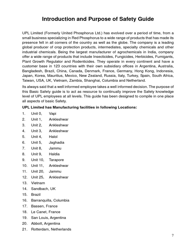 Basic Safety Guide | PDF | Odor | Hazards