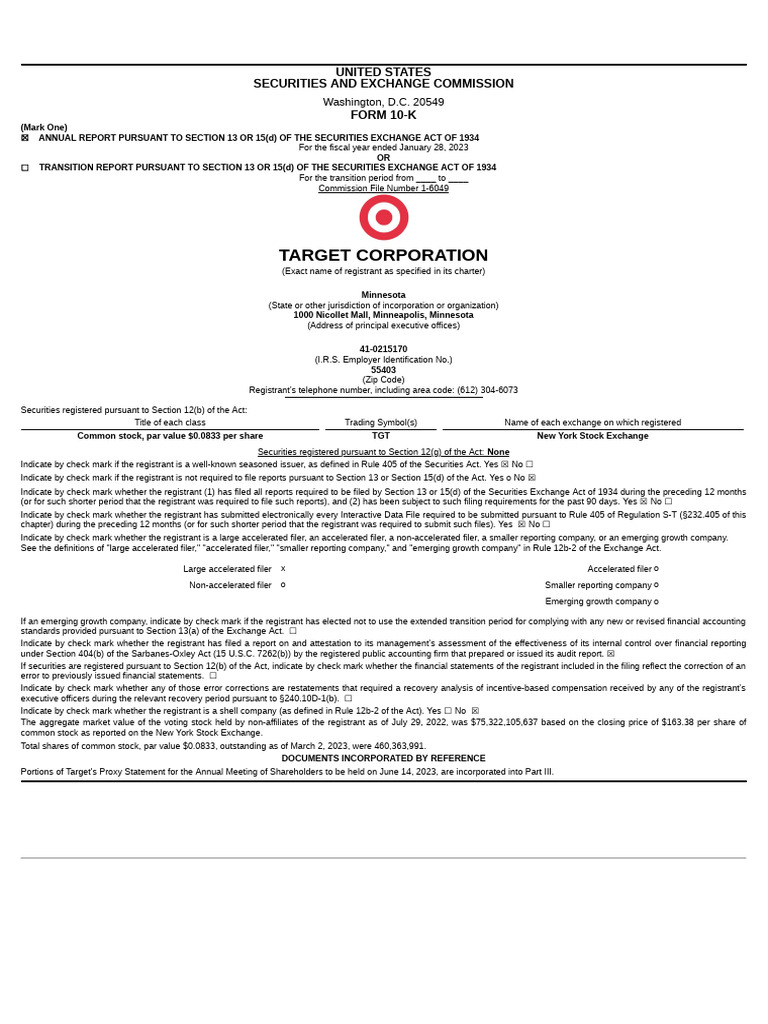 TGT (Target Corporation) | PDF | Computer Security | Security