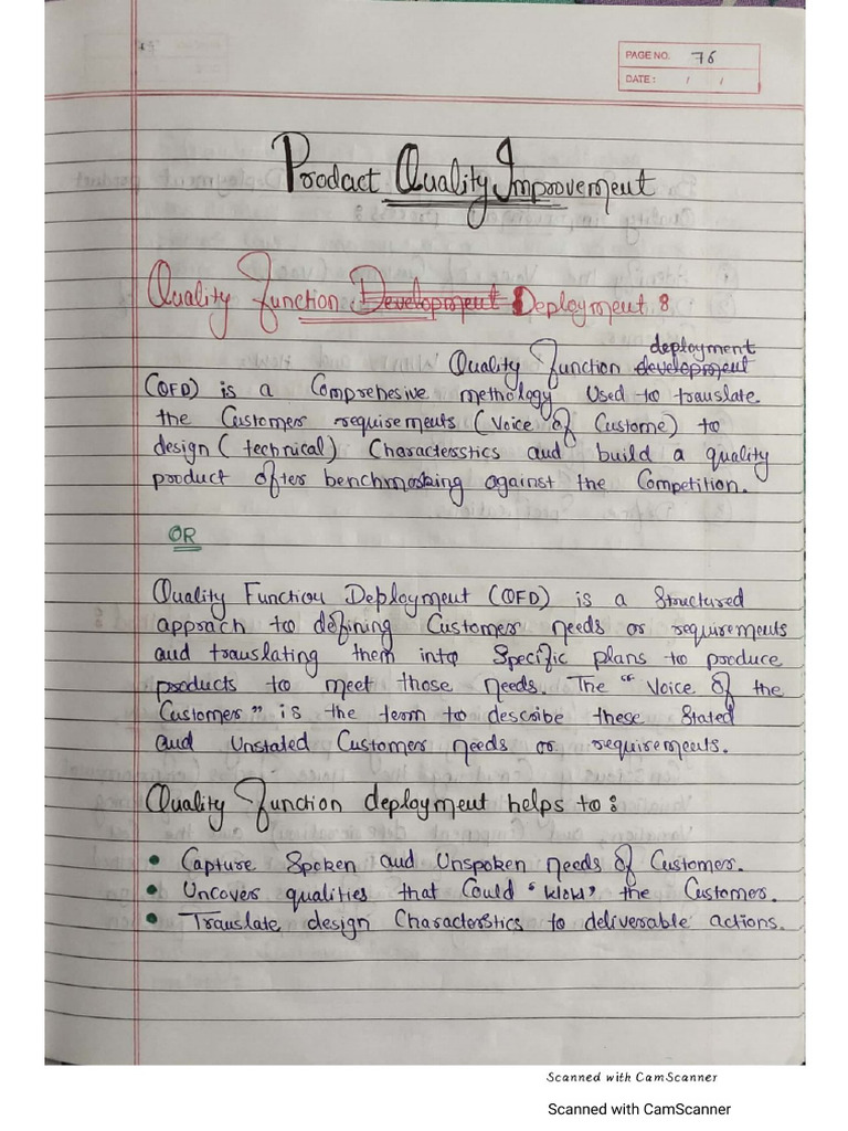 7CS6 QM Unit-4 | PDF