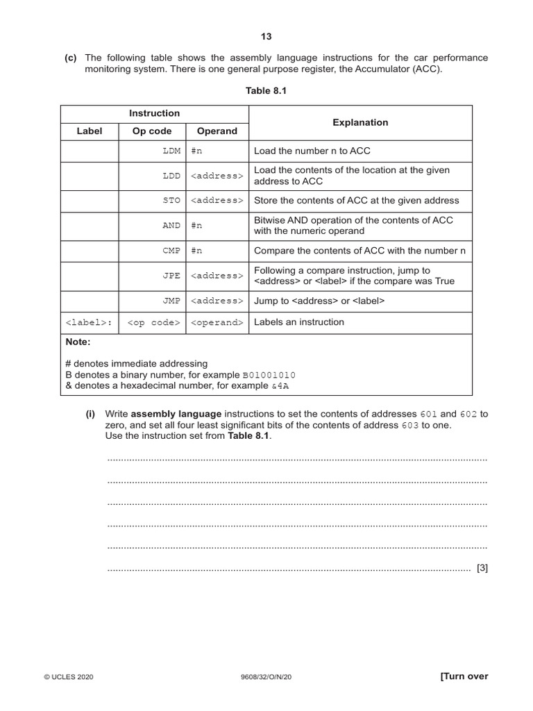 Assembly Language Instructions Guide | PDF | Assembly Language | Computer Architecture