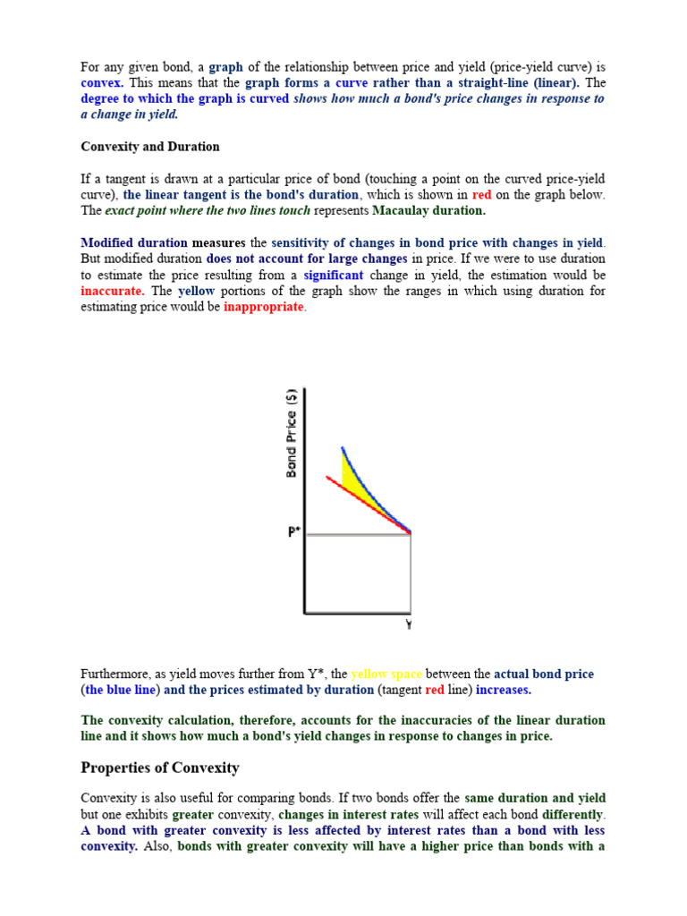 Convexity and Duration: Shows How Much A Bond's Price Changes in ...