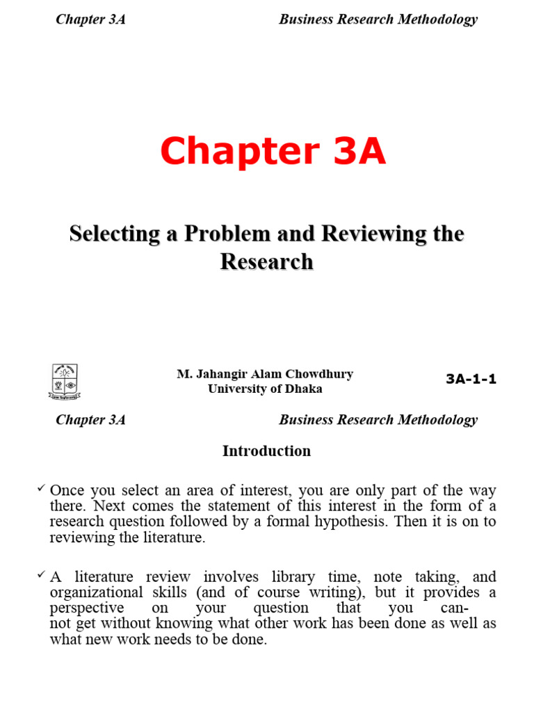 Chap 03 A1 | PDF | Adolescence | Methodology