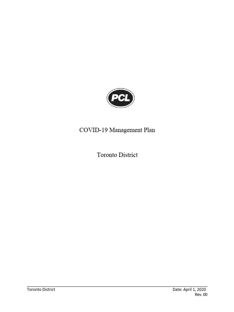 COVID-19 Management Plan | PDF | Medicine | Epidemiology