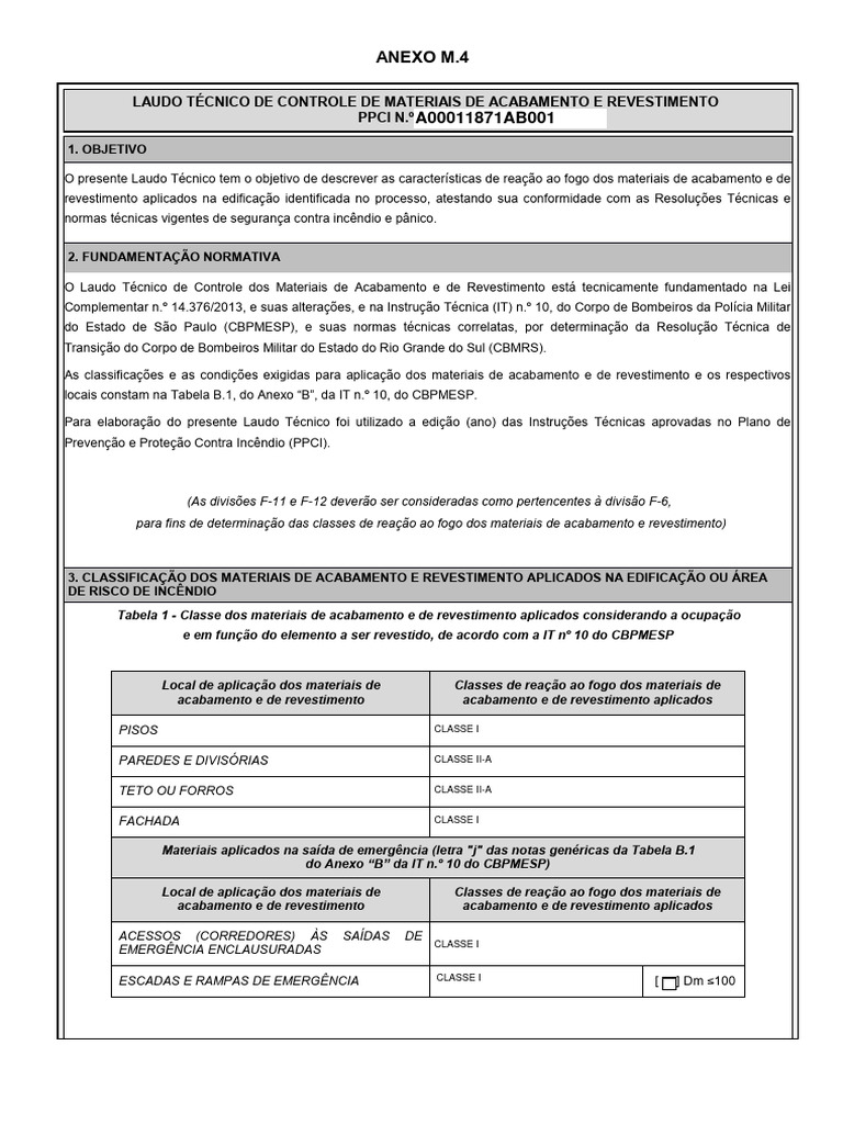 Anexo m4 Laudo Tecnico de Cmar | PDF
