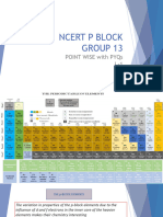 JEE Mains Guide to p-Block Elements | PDF