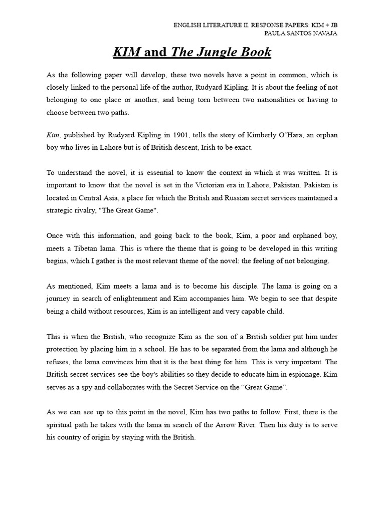 Kim + JB | PDF | Kim (Novel)