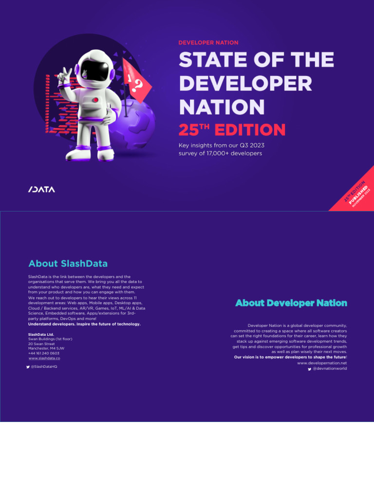 Q3 2023 State of Developer Nation | PDF | Mobile App | Analytics