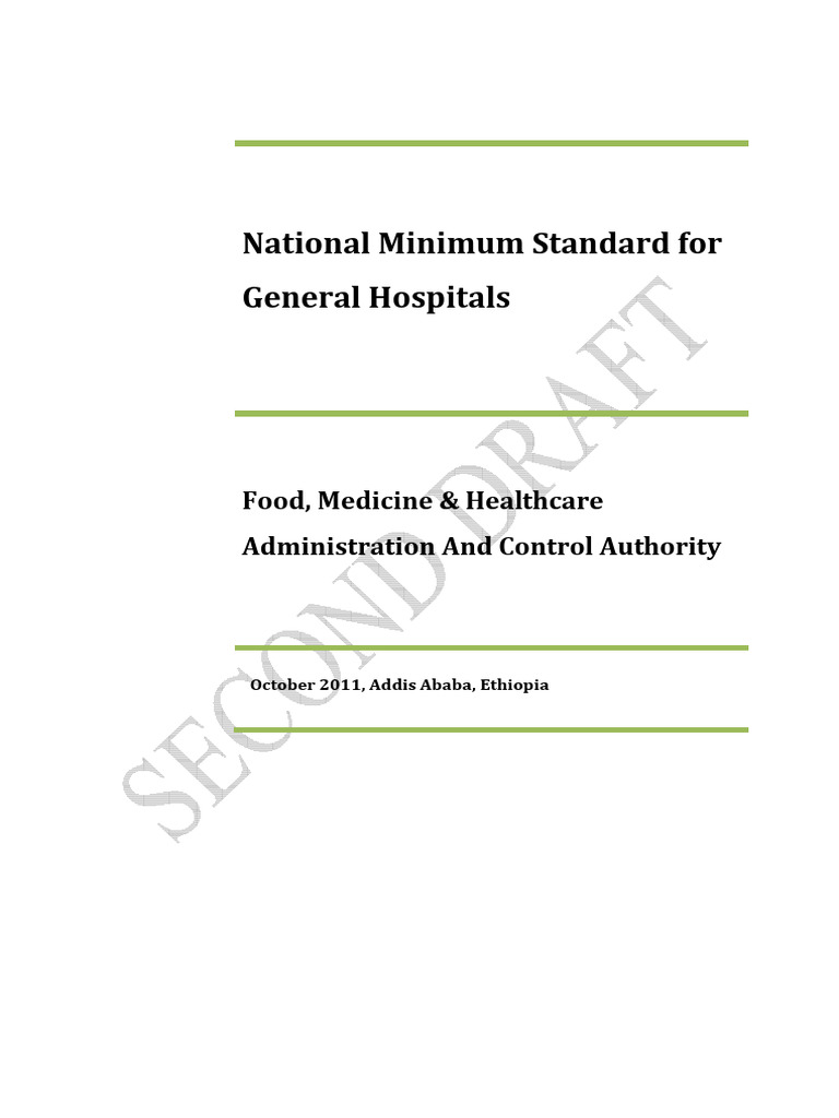 National Standards for General Hospitals | PDF | Health Care | Patient