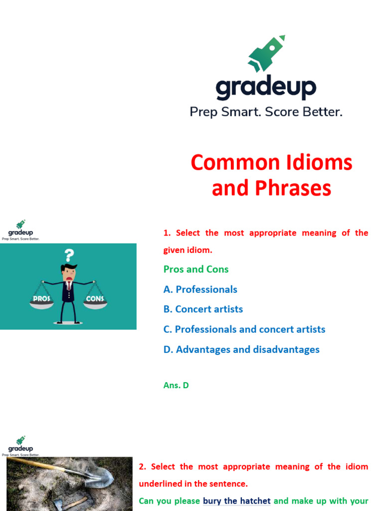 Common Idioms and Phrases 59 | PDF | Idiom