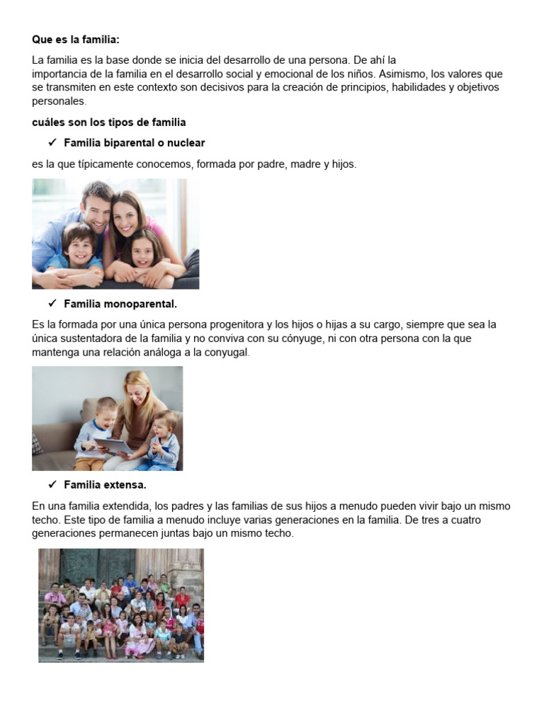 Que Es La Familia | PDF