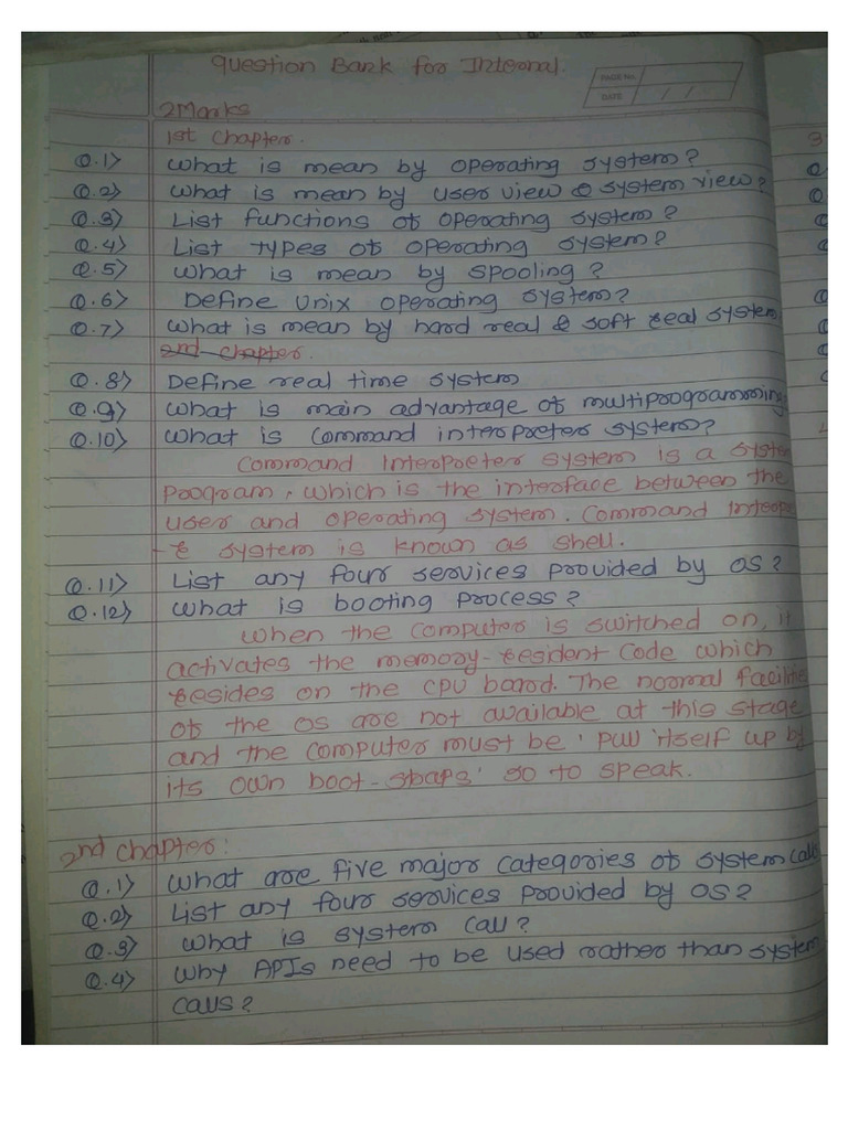 OSY Practical Exam QB | PDF