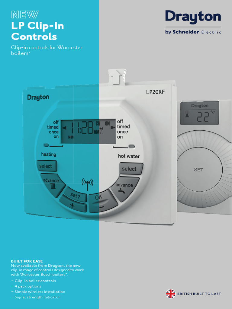 d117-clip-in-data-sheet | PDF | Water Heating | Thermostat