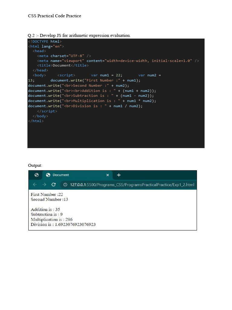 Rescued Document | Download Free PDF | Java Script | Control Flow