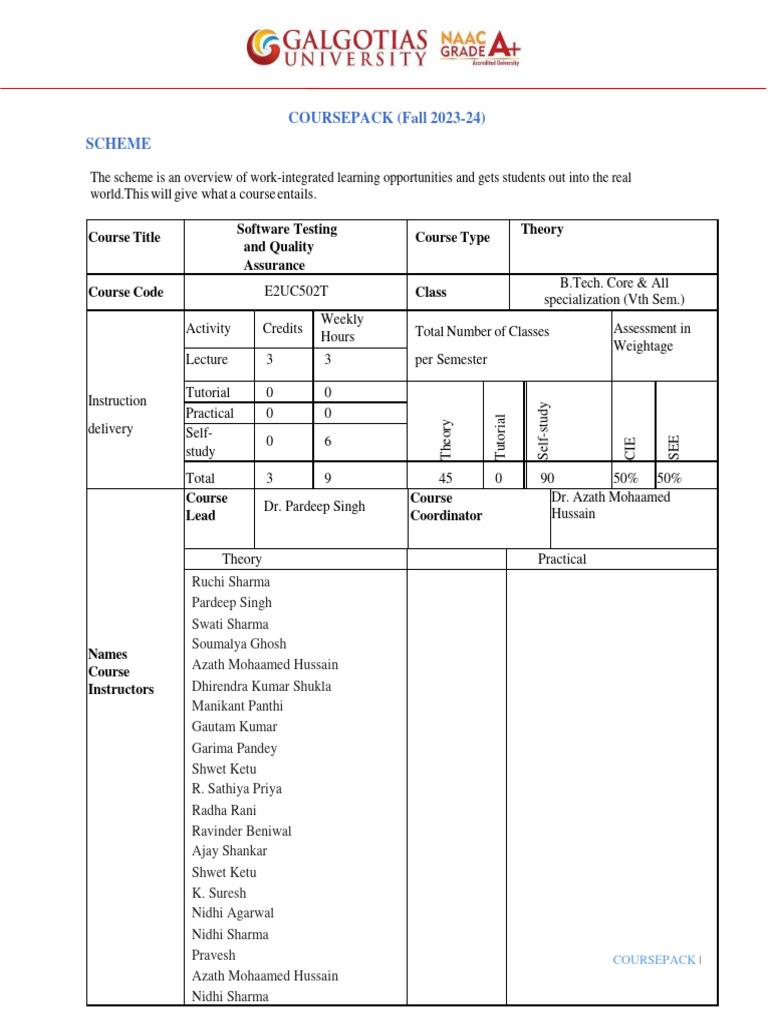 Software Testing & Quality Assurance | PDF | Software Testing ... Software Testing & Quality Assurance | PDF | Software Testing ...