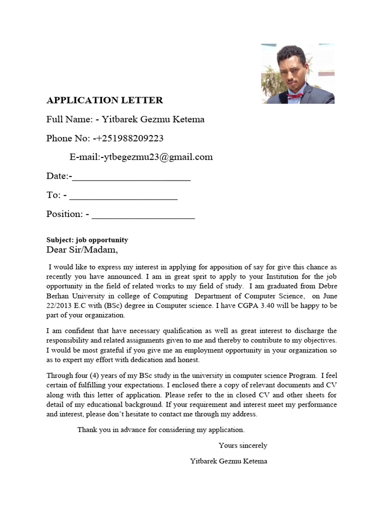 Application Letter | PDF | Microsoft Office | Microsoft Power Point