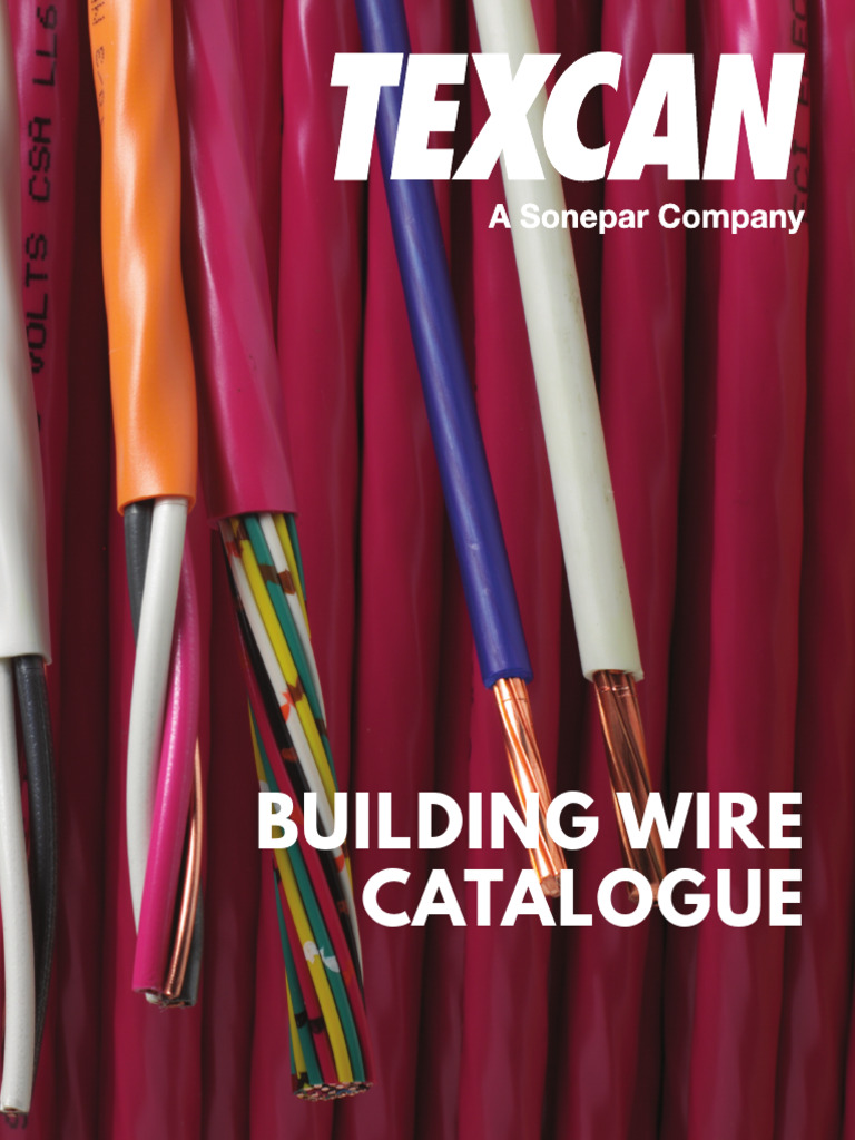 Texcan - Building Wire Catalogue | PDF | Electrical Conductor | Insulator (Electricity)