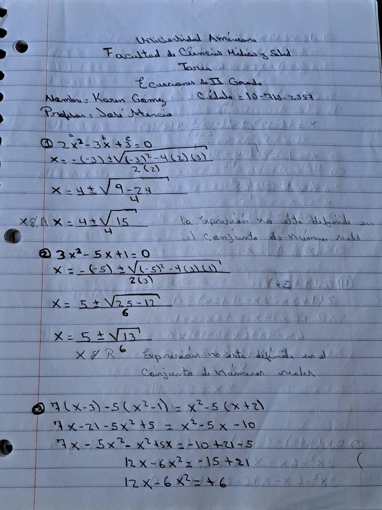 Tarea de Matematica | PDF