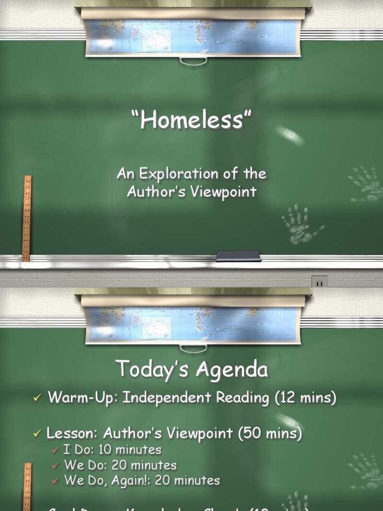 Analyzing Author's Viewpoint on Homelessness | PDF | Narration ...
