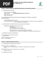 Ficha de Segurança URANIA 1000 15W-40 CI4 | PDF | Química