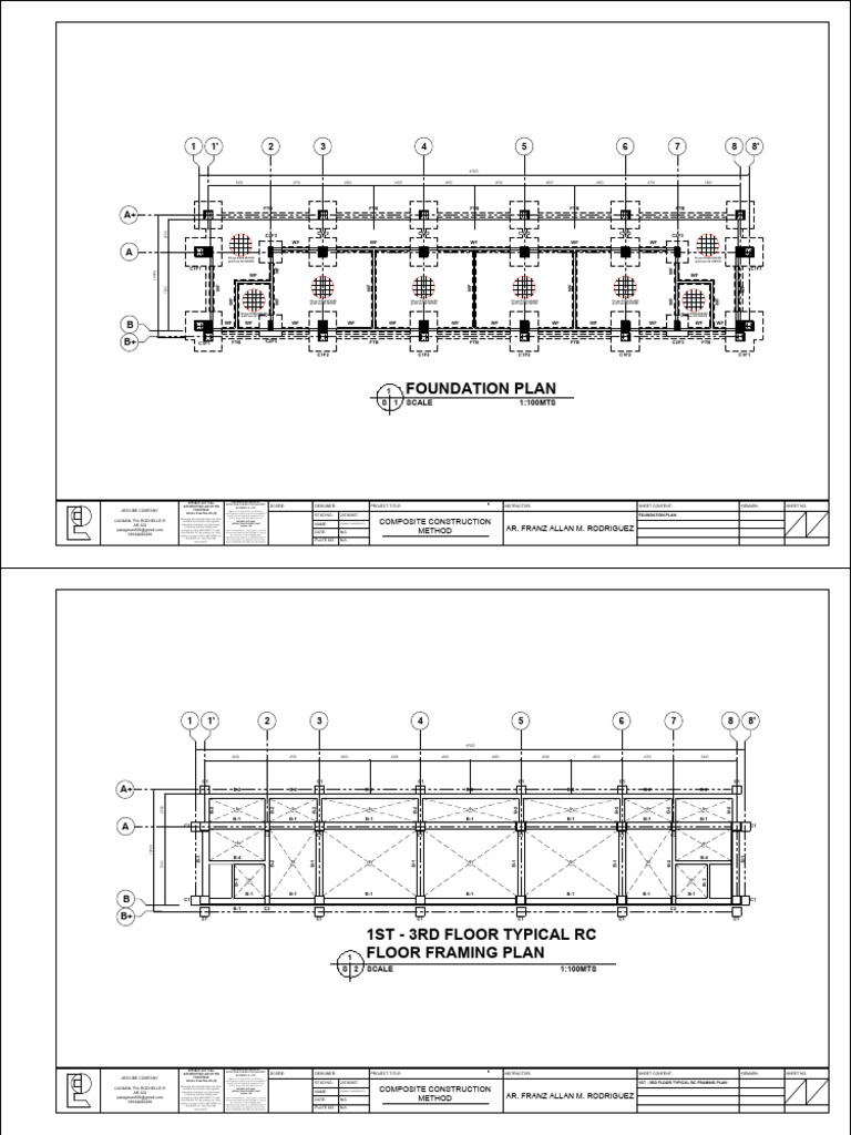 Foundation and Framing Plans PDF | PDF | Intellectual Works