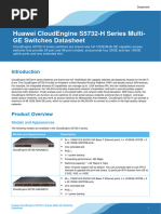 Huawei CloudEngine S5735-L-V2 Series Switches Datasheet | PDF | Network Switch | Computer Network
