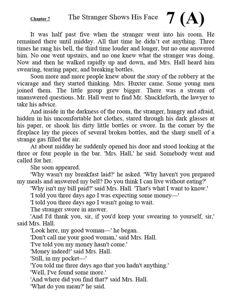 Text7 The Invisible Man | PDF