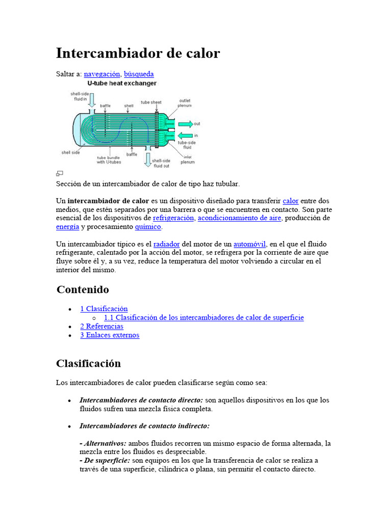 Intercambiador de Calor | PDF | Intercambiador de calor | Convección