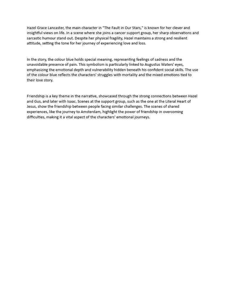 The Fault in Our Stars | PDF