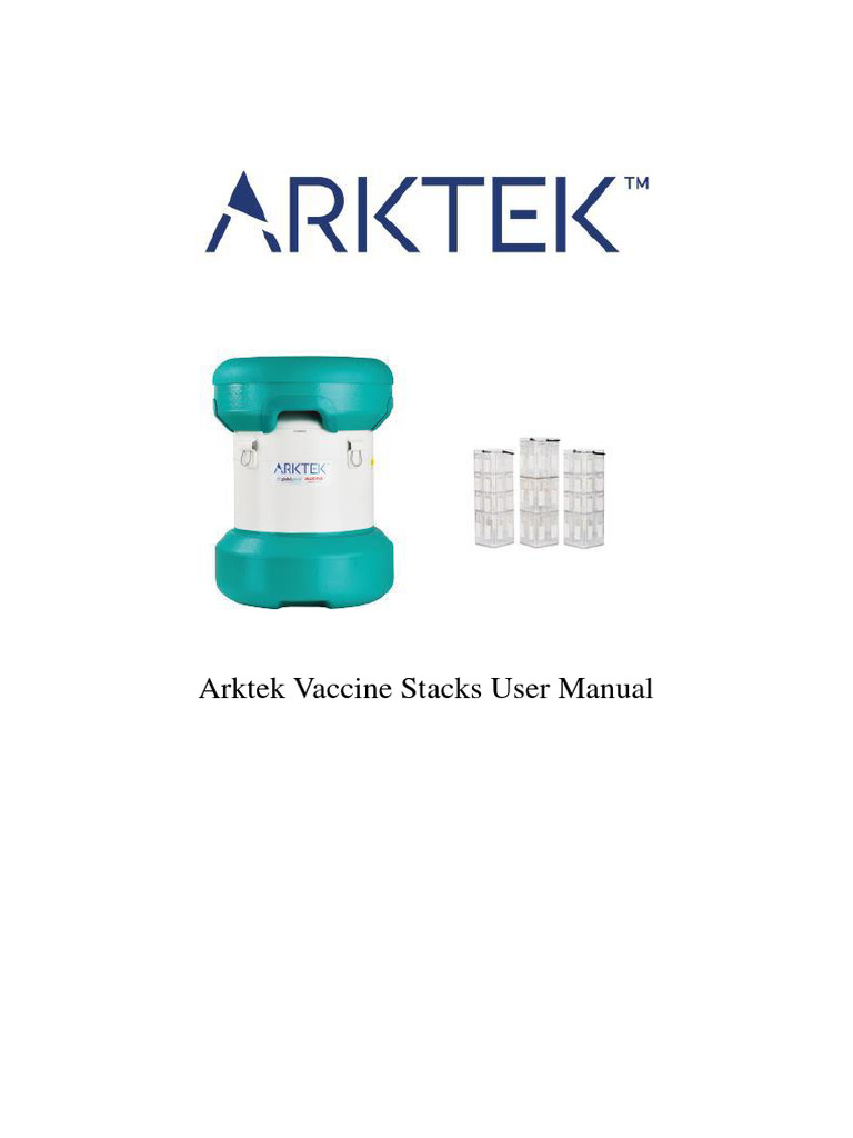 Arktek Vaccine Stacks User Manual | PDF | Vaccines | Manufactured Goods