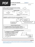 MH-CET MBA Geometry Formulae | PDF | Area | Circle