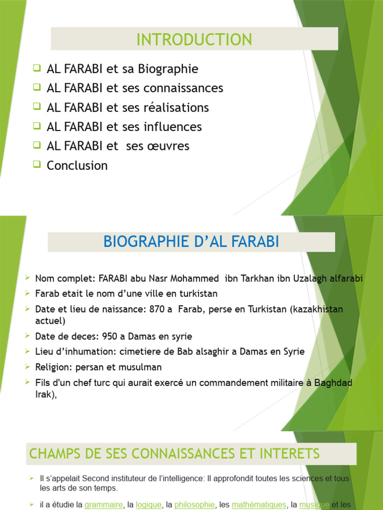 Al Farabi | PDF | Classiques