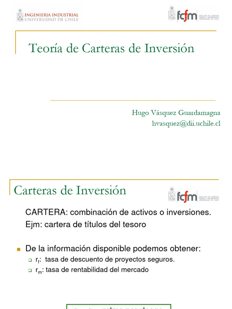 9 Carteras | PDF | Diferencia | Economias