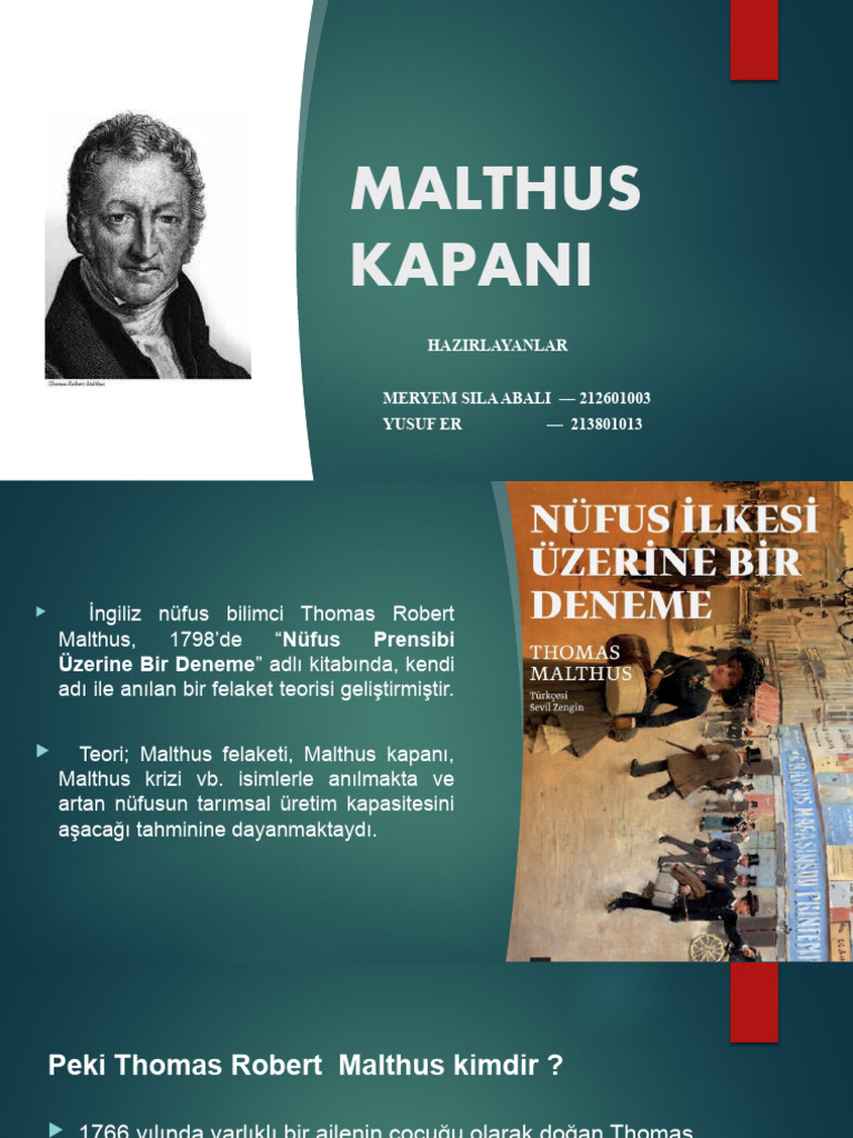Malthus Teoremi | PDF
