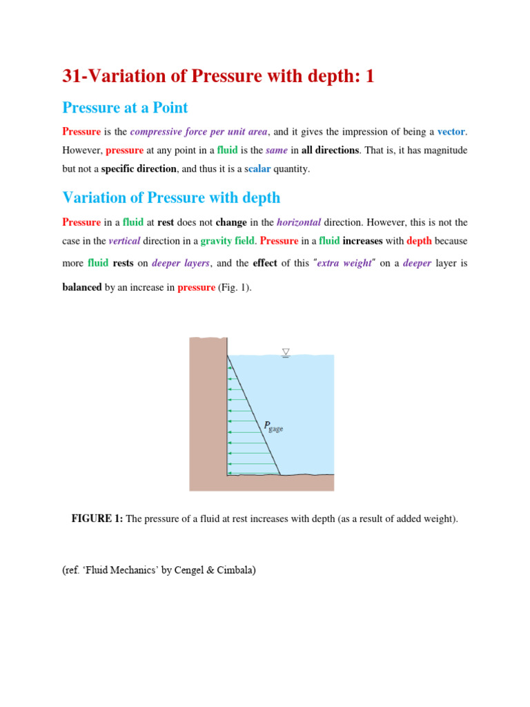 2 Notes PFD | PDF | Buoyancy | Pressure