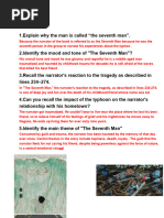 "The Seventh Man" Study Guide | PDF | General Fiction