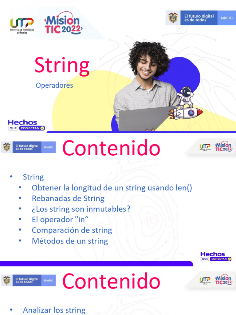 2 Cadenas De Caracteres Strings Y Operaciones Sobre Estas Pdf Cadena Informática