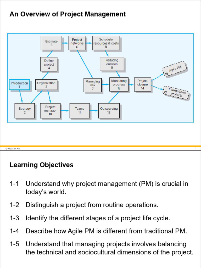 Introduction To PM - Chapter 1 | PDF | Project Management | Agile Software Development